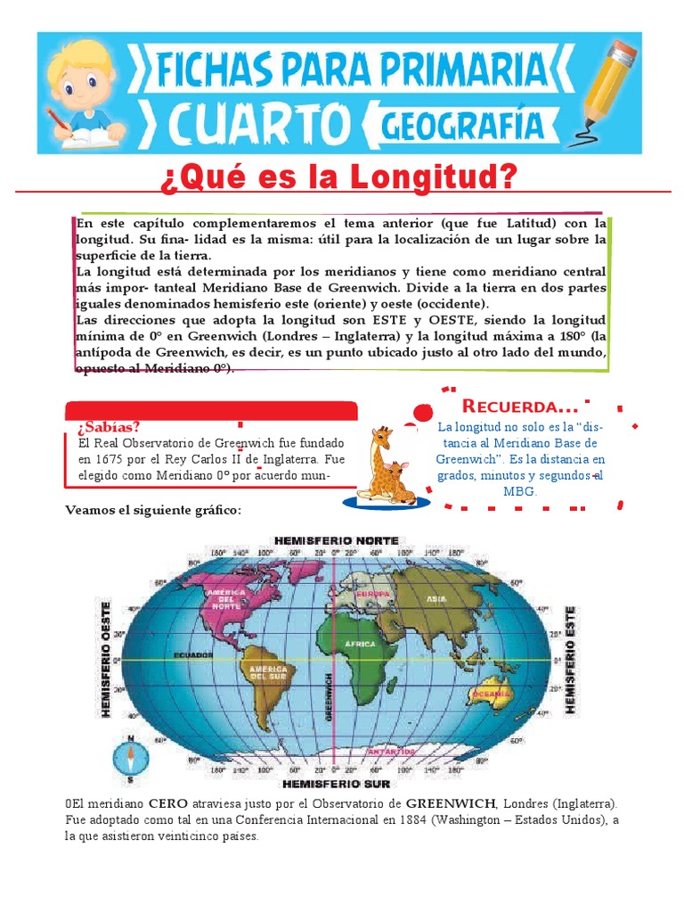 Longitud: Definición y Características | PDF | Longitud | Geodesia