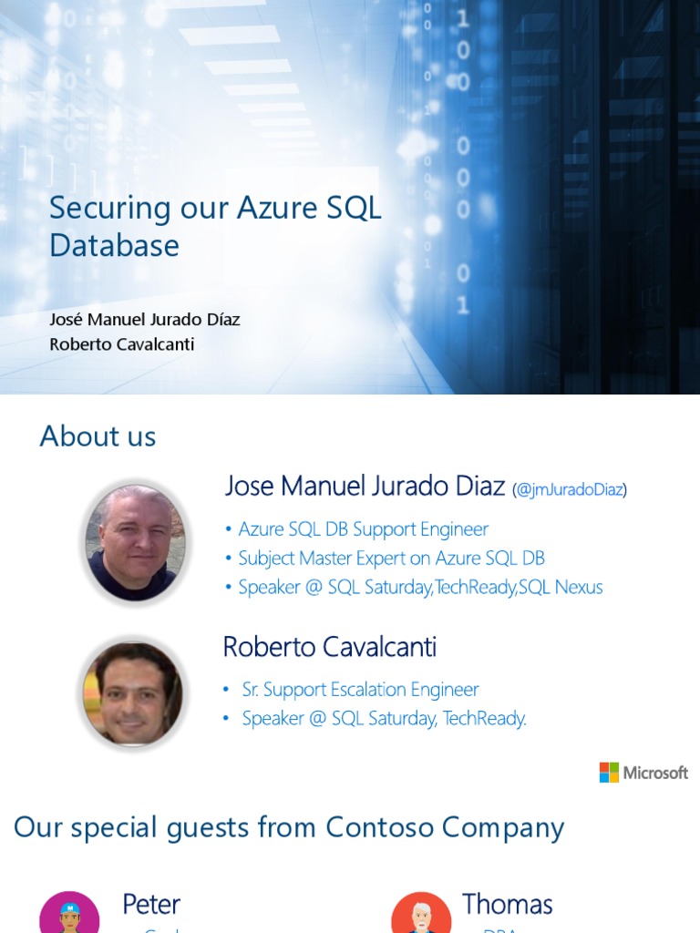 Azure SQL Database Security v5 | PDF | Microsoft Sql Server | Cloud ...