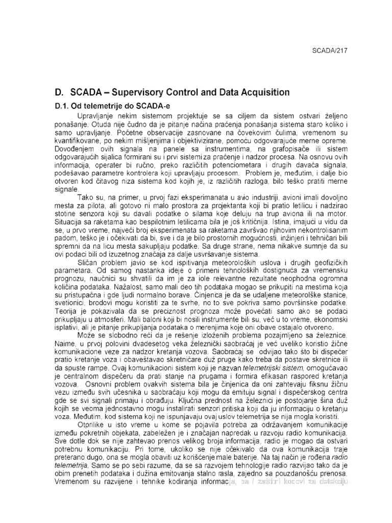 Automatika - Etf.bg - Ac.r... Predavanja SLC Scada Comm | PDF