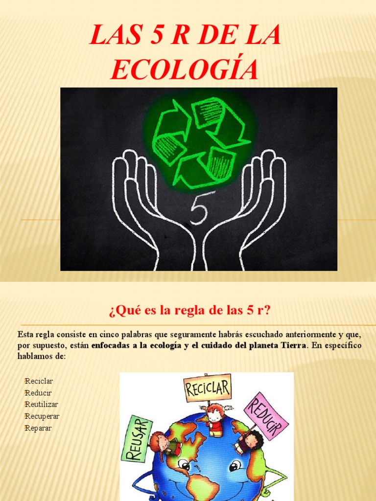 Las 5 R de La Ecología | PDF