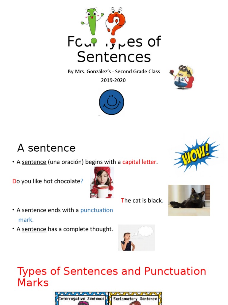 Types of Sentences For Second Grade | PDF