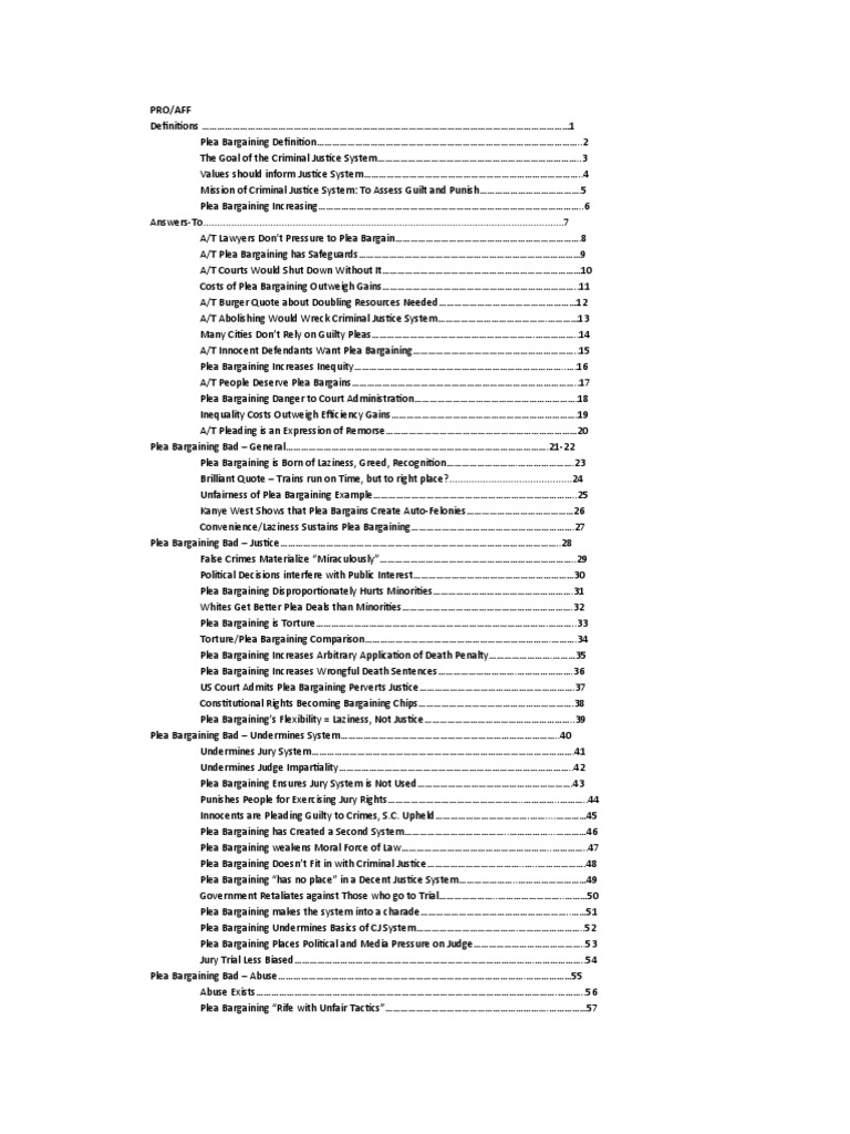 Table of Contents