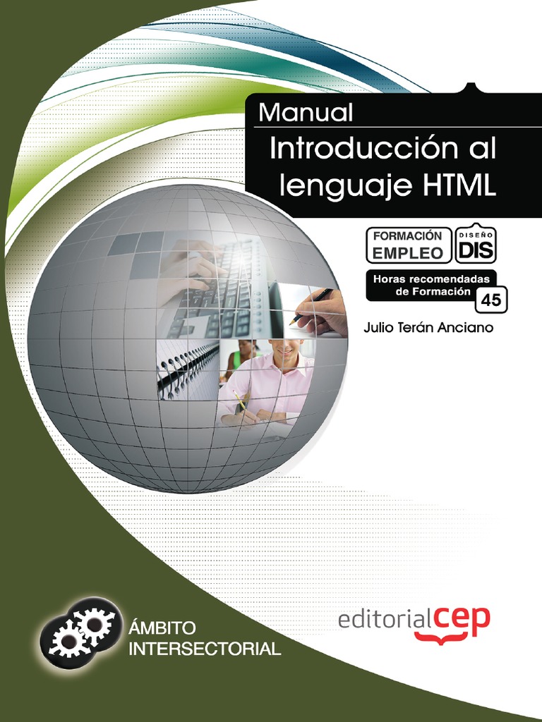 Manual de Introducción Al Lenguaje HTML. Formación para El Emple-1 PDF | PDF | HTML | Red mundial