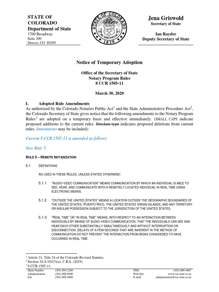 Notary Notice Temp Adopt | PDF | Notary Public | Witness