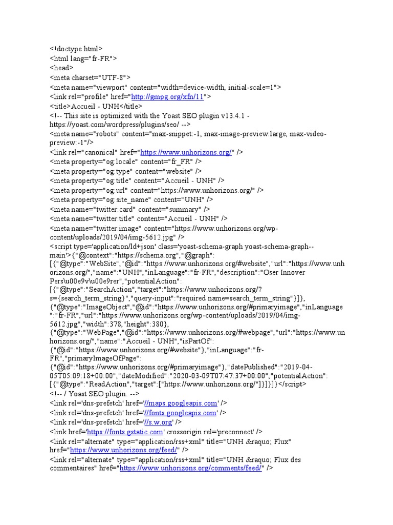 Doctype HTML - UNH | PDF | Web Standards | World Wide Web Consortium ...