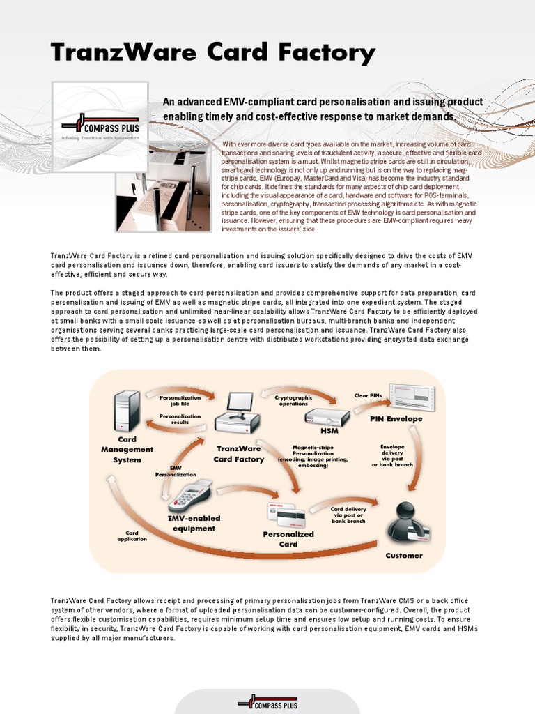 Tranzware Card Factory V3.02e | PDF | Emv | Smart Card