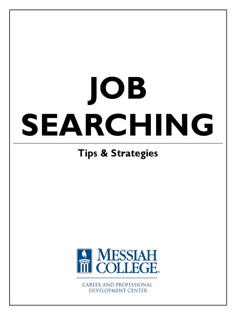 JOB Searching: Tips & Strategies | PDF | Résumé | Linked In