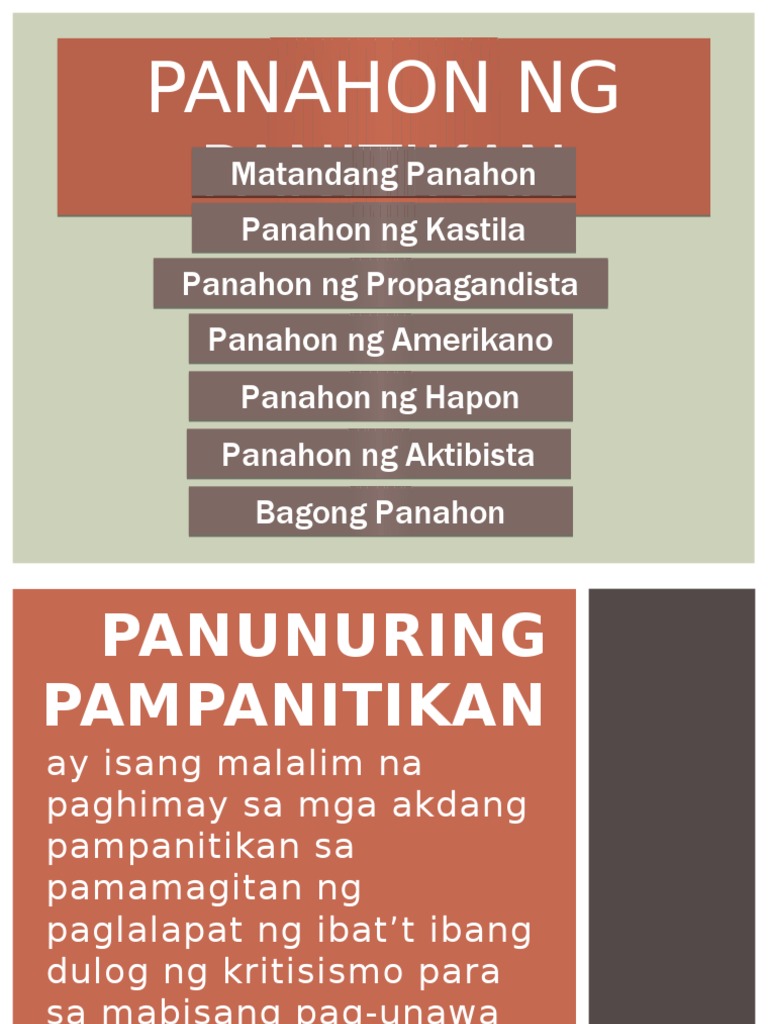 Panunuring Pampanitikan at Teoryang Pampanitikan | PDF