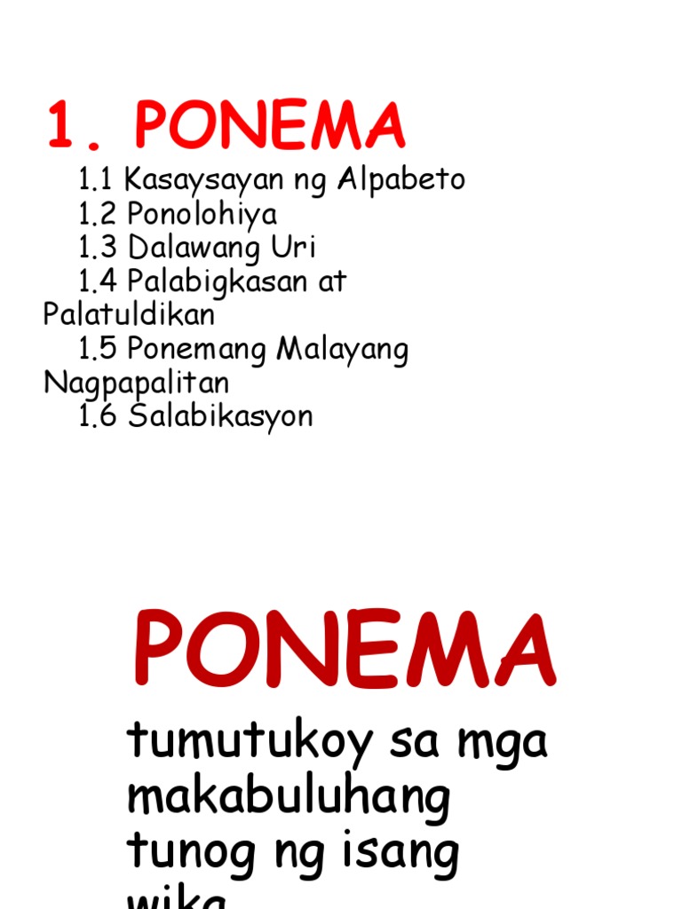 Ponema | PDF