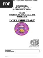 Law Internship Diary | PDF | Magistrate | Complaint