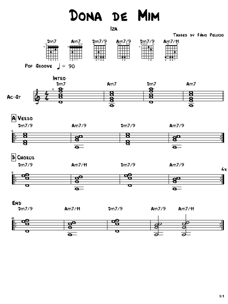 Dona de Mim Partitura PDF | PDF