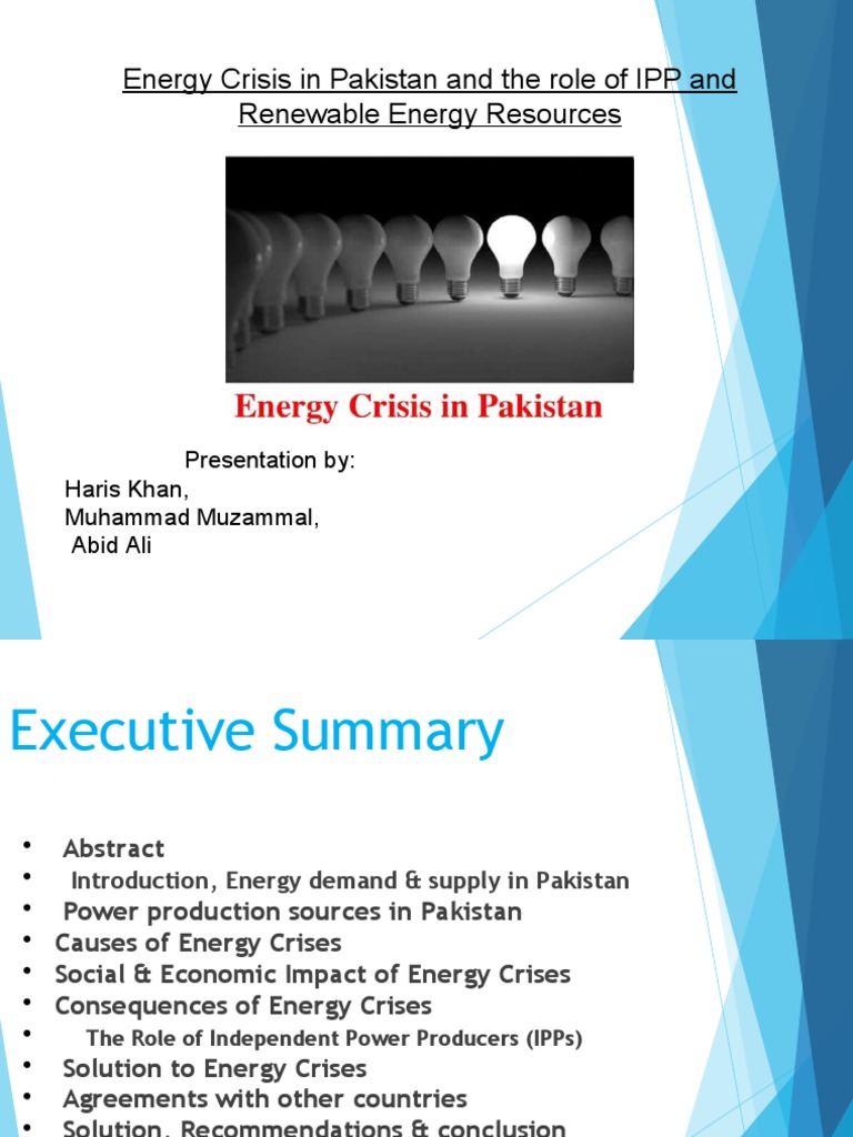 Energy Crises Pdf Energy Crisis Hydroelectricity