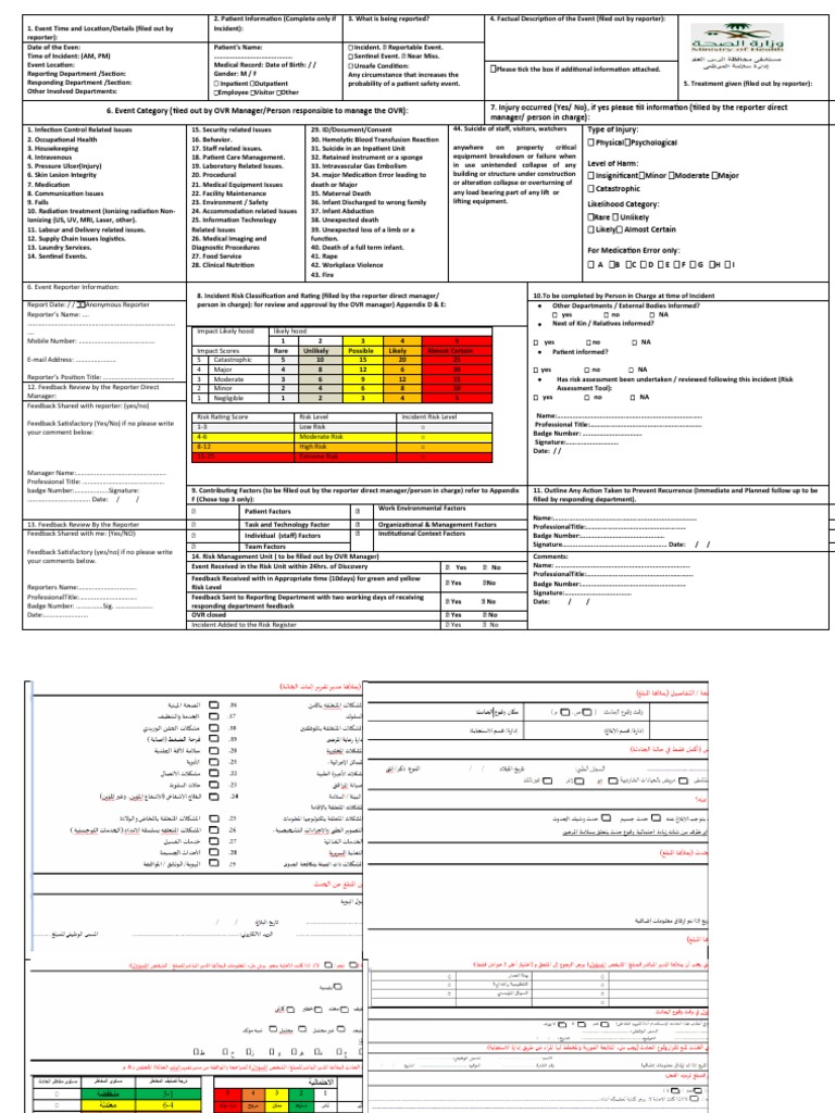 Ovr New Moh | PDF | Patient | Risk
