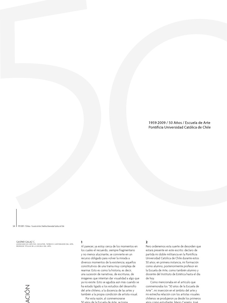 Arte UC - Gaspar Galaz | PDF | Arte abstracto | Pinturas