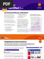 Kahoot Getting Started User Guide PDF | PDF | Homework | Android (Operating System)