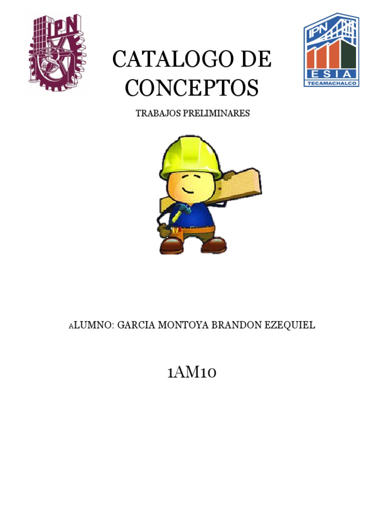 Catalogo de Conceptos | PDF | Excavación (Arqueología) | Fundación (Ingeniería)
