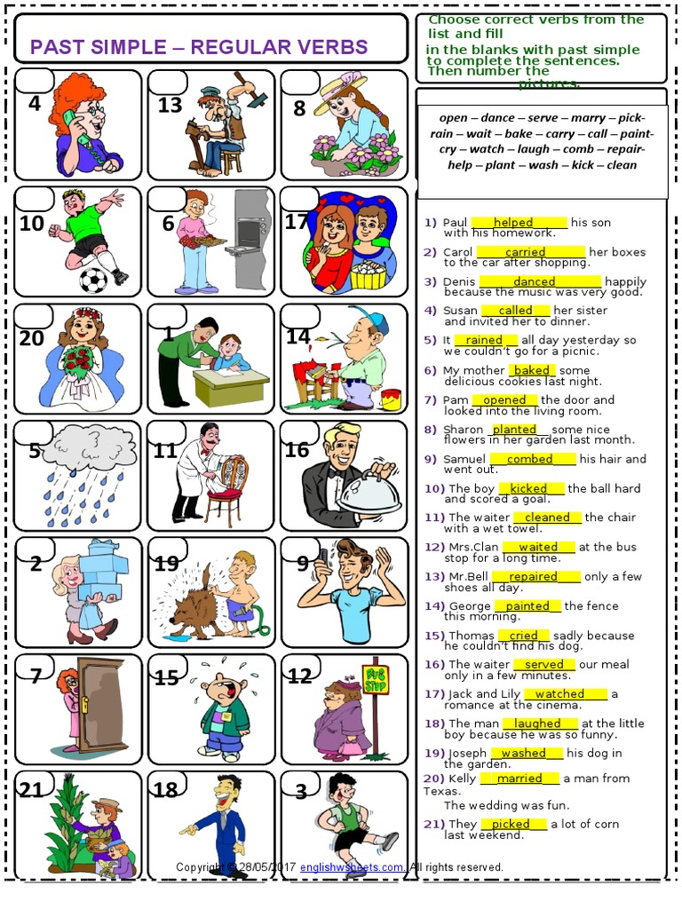 Regular Verbs | PDF