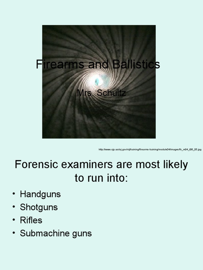 Firearms & Ballistics Guide | PDF | Cartridge (Firearms) | Gun Barrel