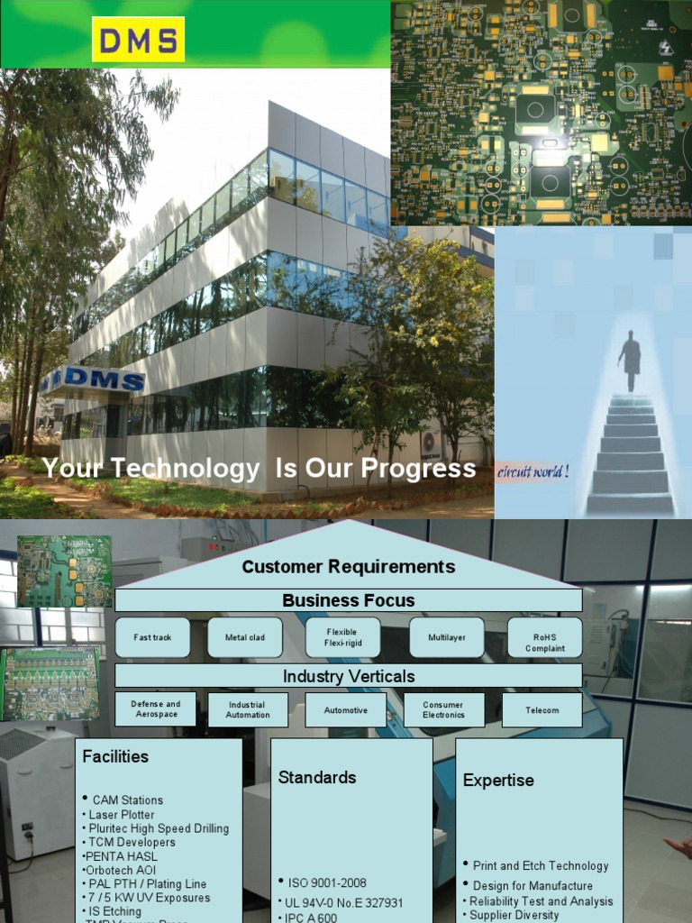 DMS Technologies: PCB Manufacturing Solutions | PDF | Production And ...