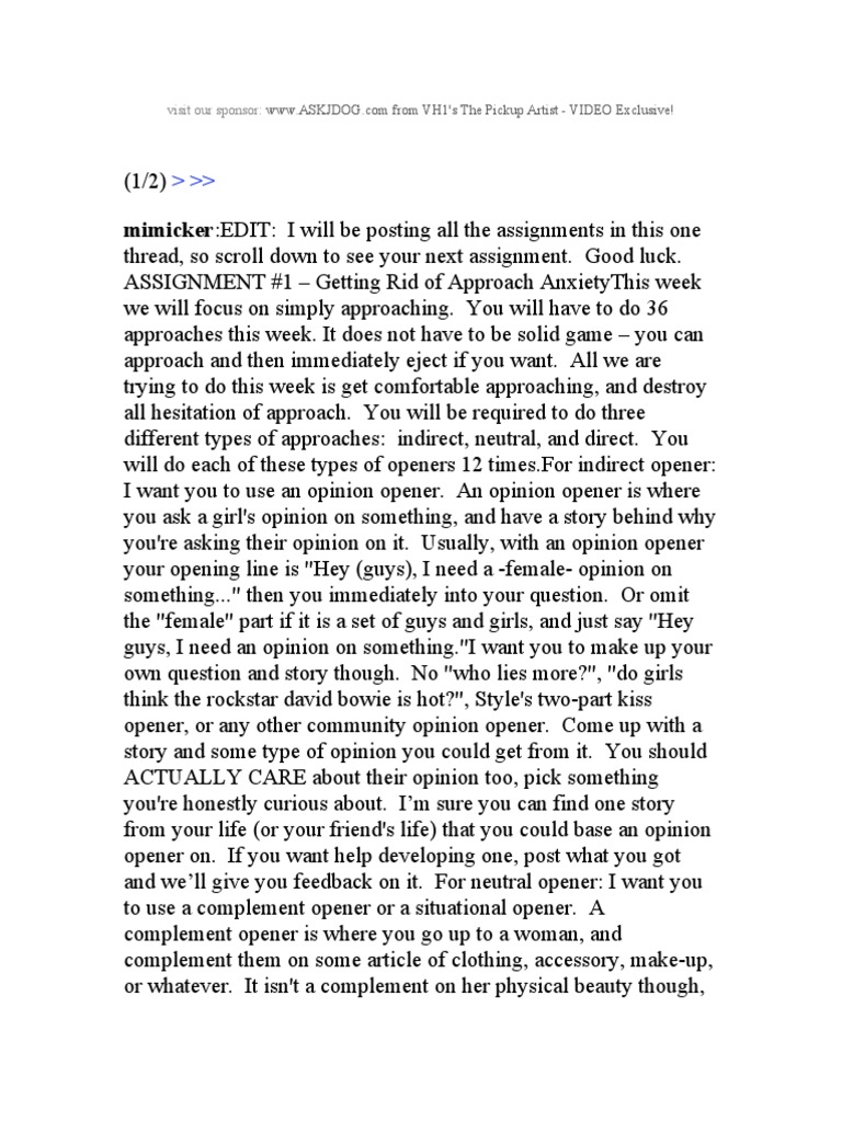 PUA Bootcamp Assignments | PDF | Humour | Storytelling