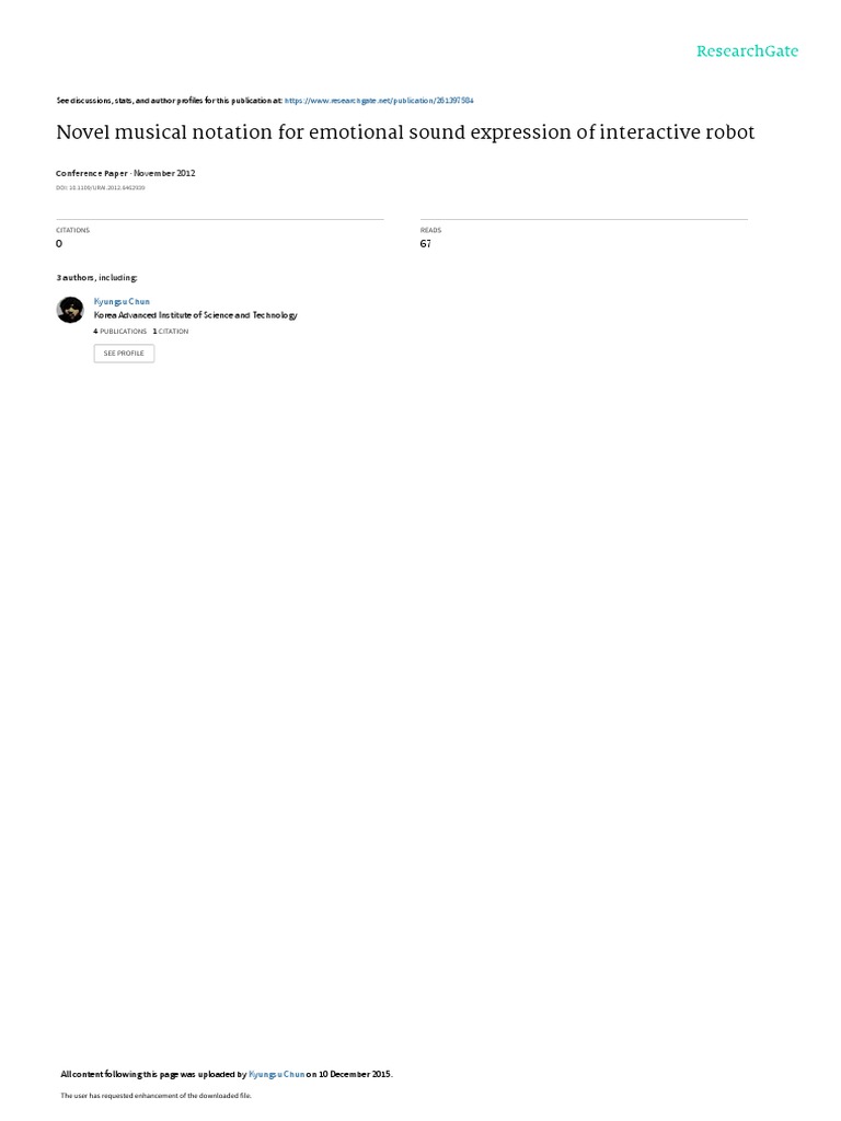 Novel Musical Notation For Emotional Sound Expression of Interactive ...