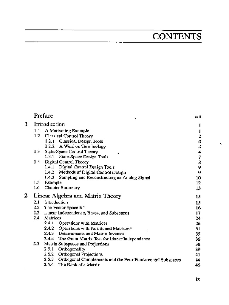 Digital Control A State Space Approach Richard J. Vaccaro | PDF