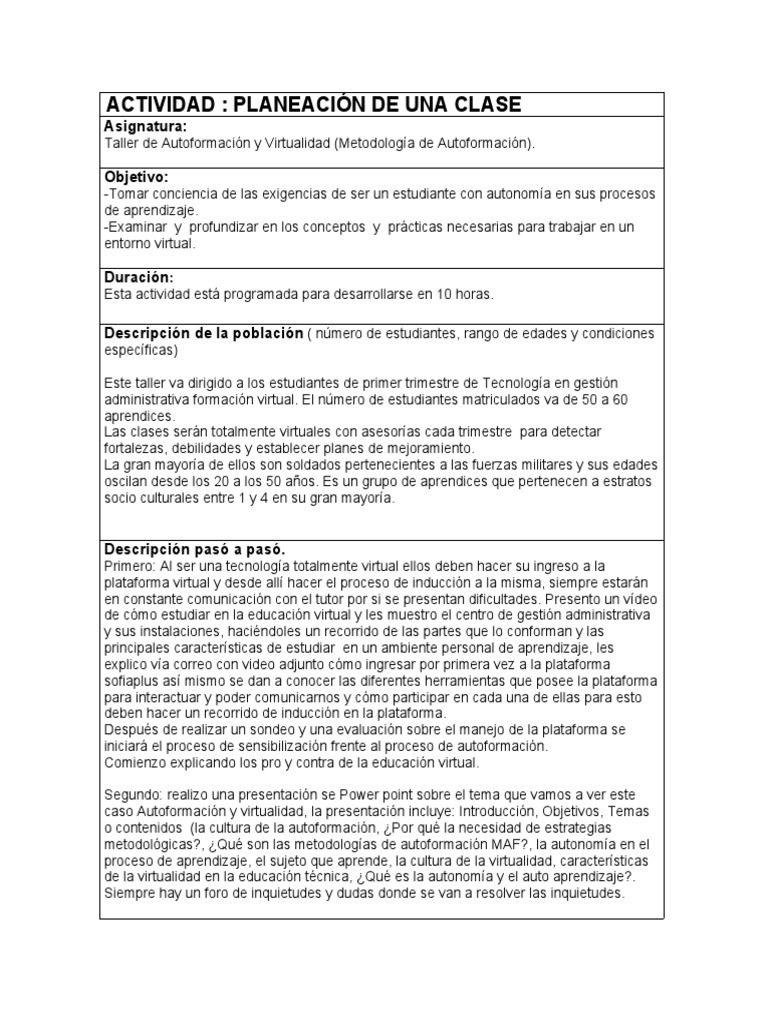 Planeando Ando... | PDF | Aprendizaje | Maestros