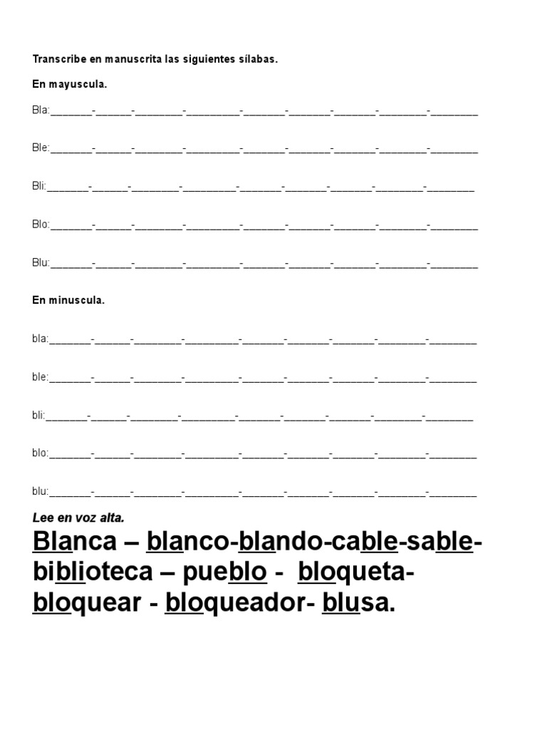 Guia BL-BR | PDF | Escritura | Codificaciones