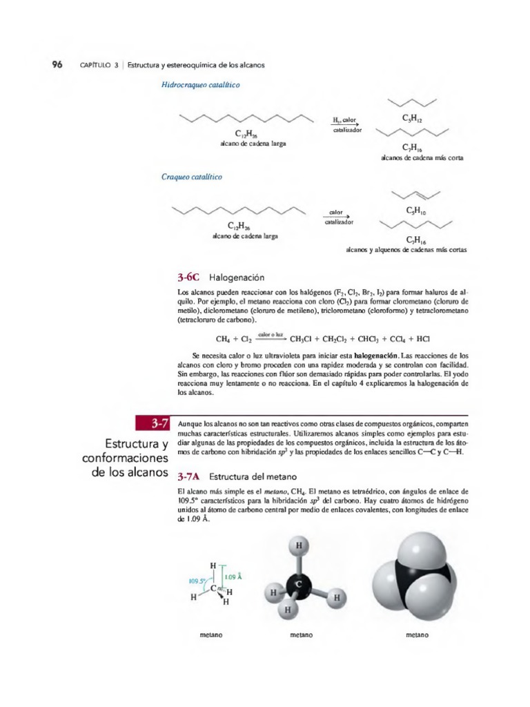 Proyección de Newman | PDF | Alcano | Isomerismo conformacional