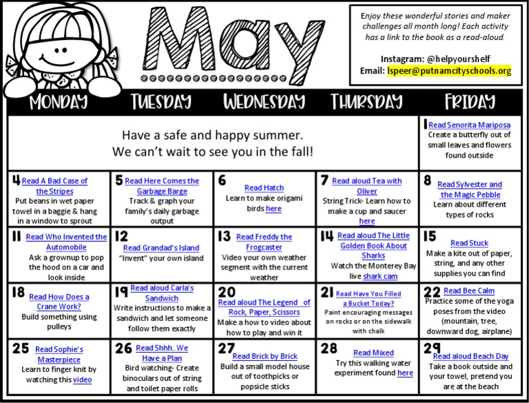 RWD May Calendar | PDF