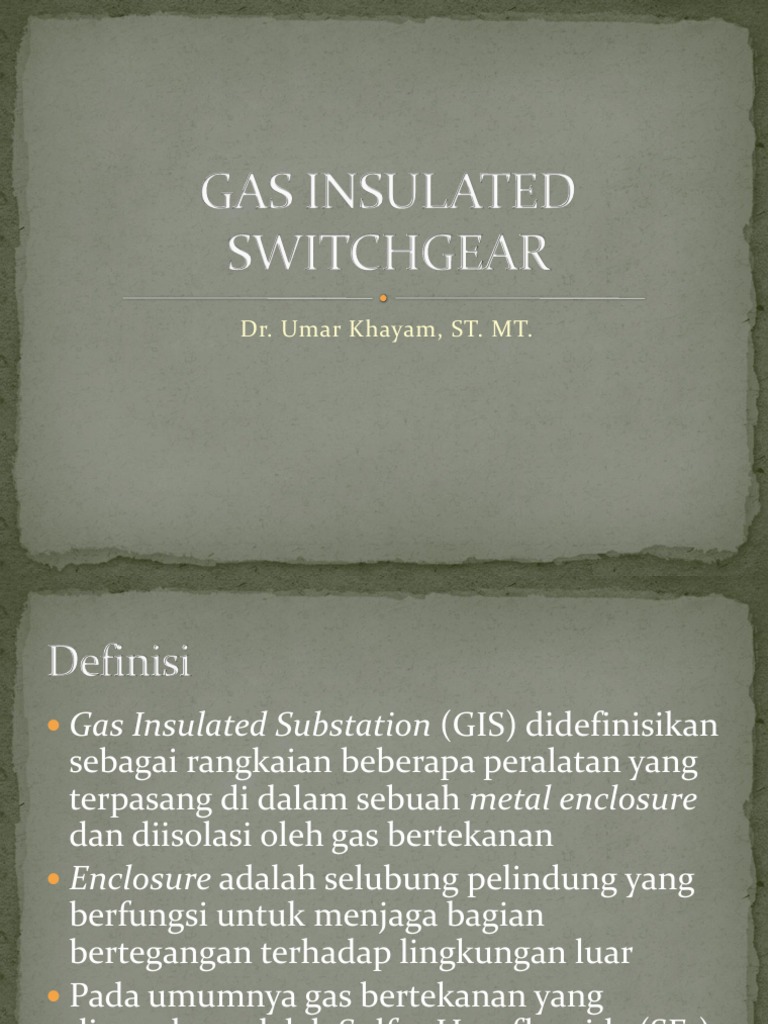 BAB 12 Gas Insulated Switchgear PDF | PDF