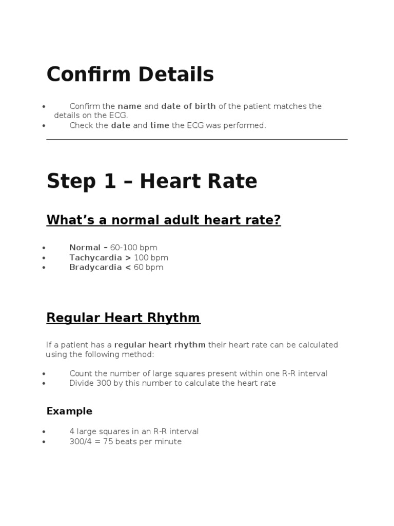 How To Read An ECG | PDF | Electrocardiography | Cardiovascular Diseases