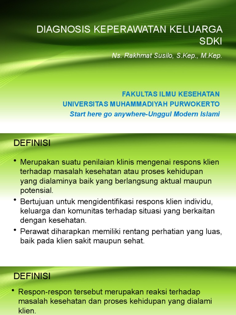 Diagnosis Keluarga SDKI | PDF