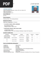 Orange & Black Minimalist Secretary Resume | PDF