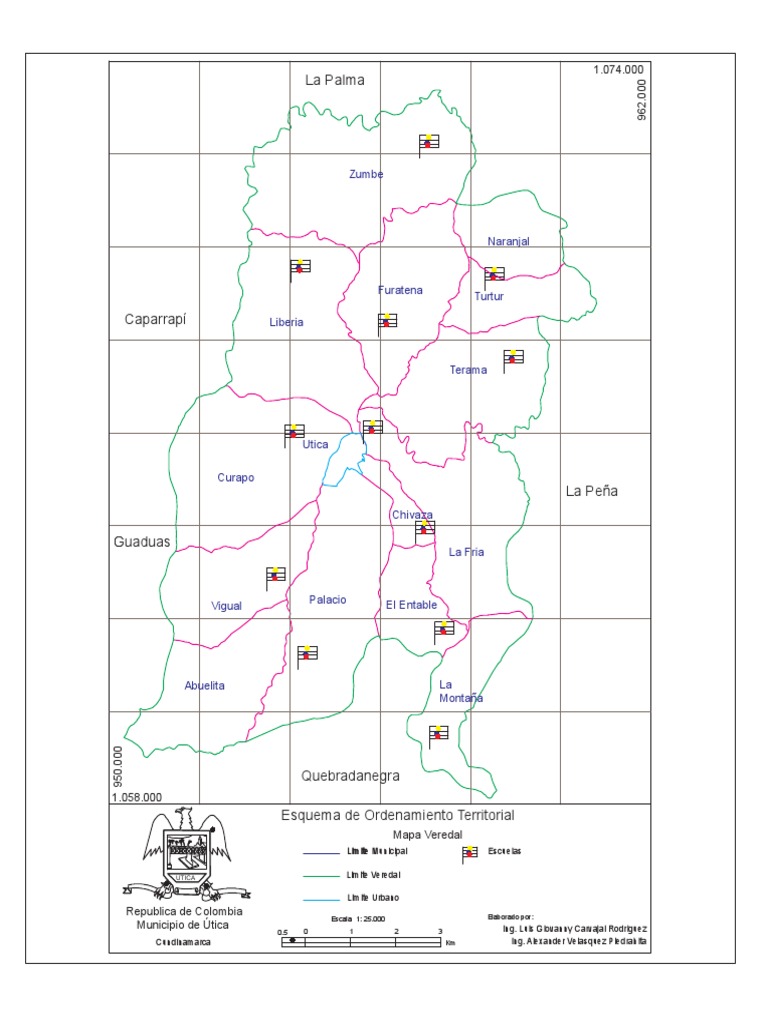 Cartografia Mapa Veredal | PDF | Cartografía | Visualización (Gráficos)