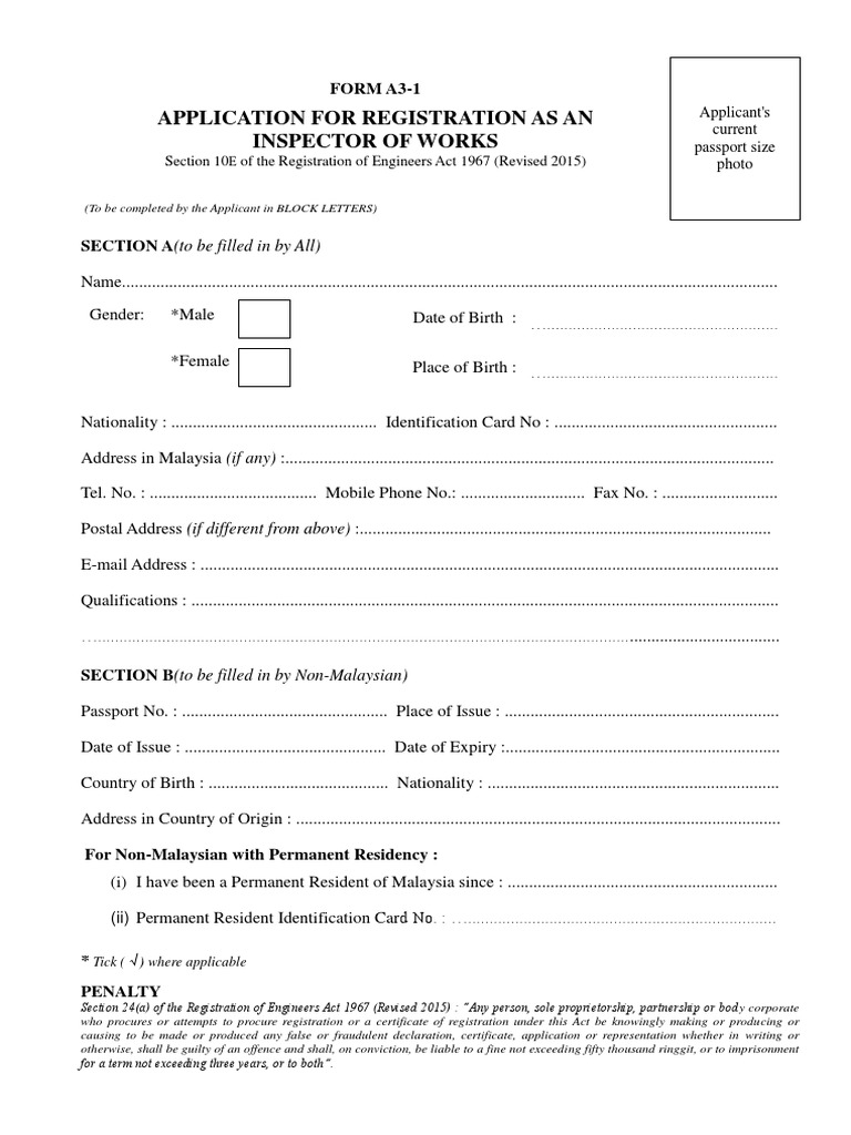 IOW - Form A3-1 (Rev (1) .2 TCAccepted) | Download Free PDF | Diploma ...