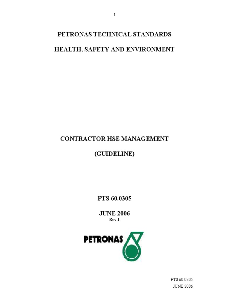 HSE Technical Standards - 2 | PDF | General Contractor | Hazards