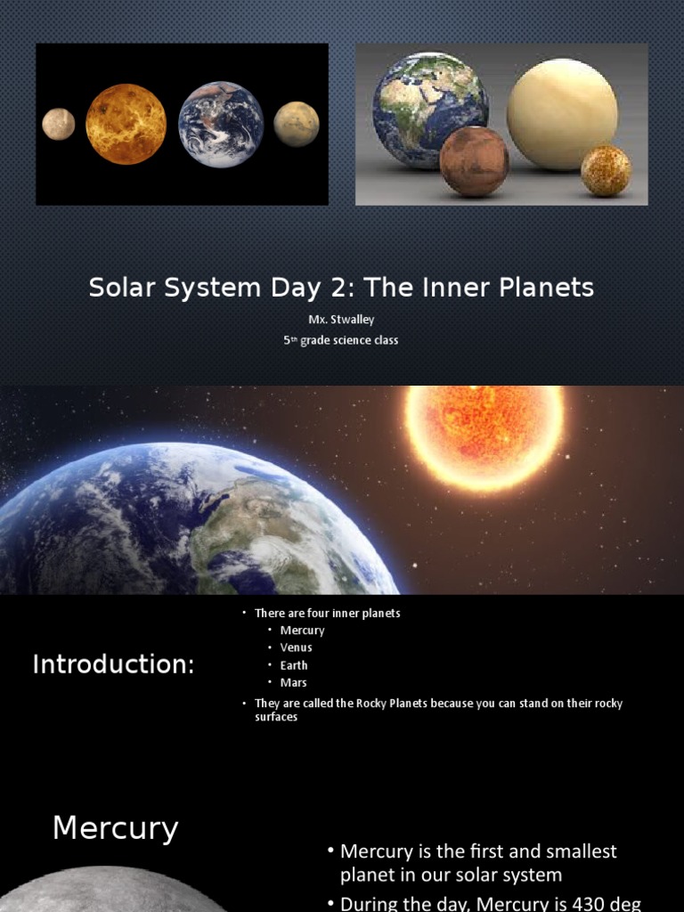 Inner Planets of the Solar System | PDF | Science & Mathematics