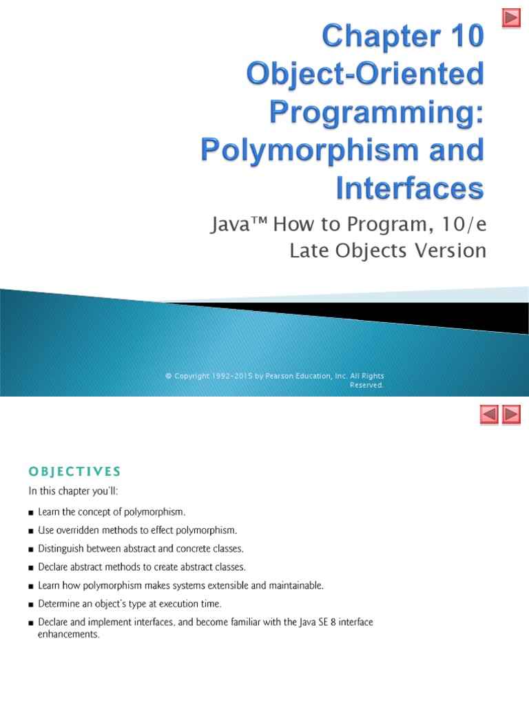 ch10 - Upd. With Interfac v2 | PDF | Inheritance (Object Oriented Programming) | Class (Computer ...