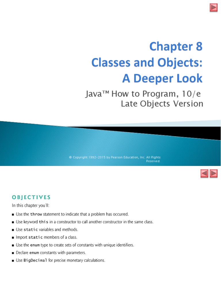 ch08 Updated | PDF | Constructor (Object Oriented Programming) | Programming