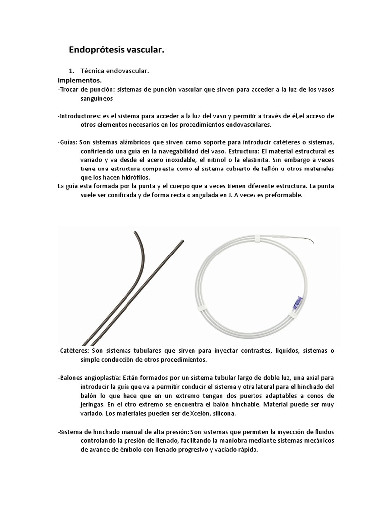 Cateterismo | PDF | Stent | Aorta