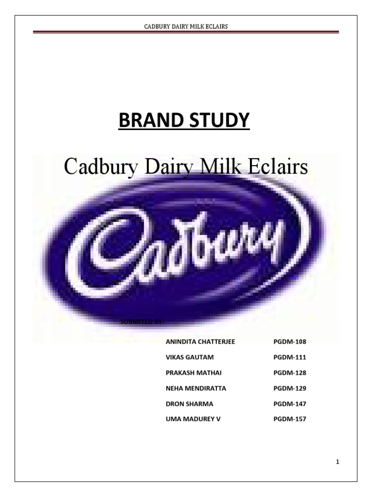 Cadbury Final | PDF | Chocolate | Brand