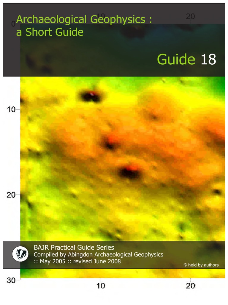 Archaeological Geophysics: A Short Guide | PDF | Geophysical Survey (Archaeology) | Magnetometer