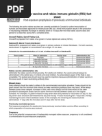 ERIG Infiltration | PDF | Injection (Medicine) | Rabies