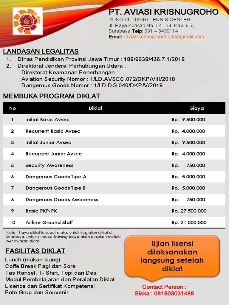 Brosur Aviasi PDF | PDF