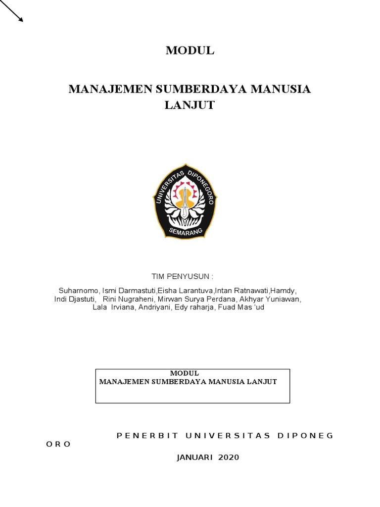 Modul MSDM LANJUT 2020 | PDF