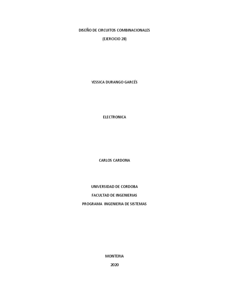 Ejercicio 28-Electronica | PDF