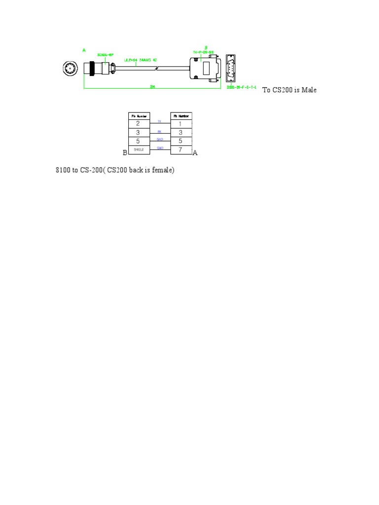 8100 Interface Cable | PDF