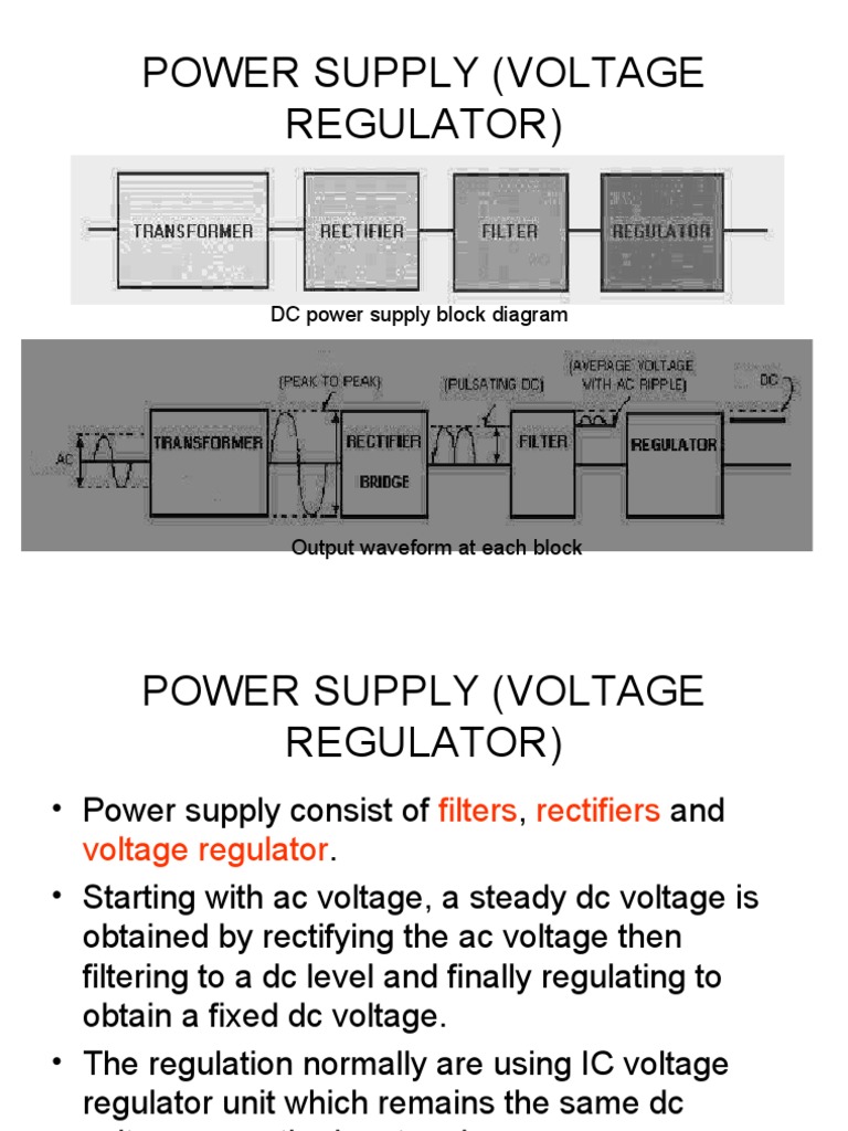 2c Power Supply (Voltage Regulator) | PDF | Rectifier | Power Supply