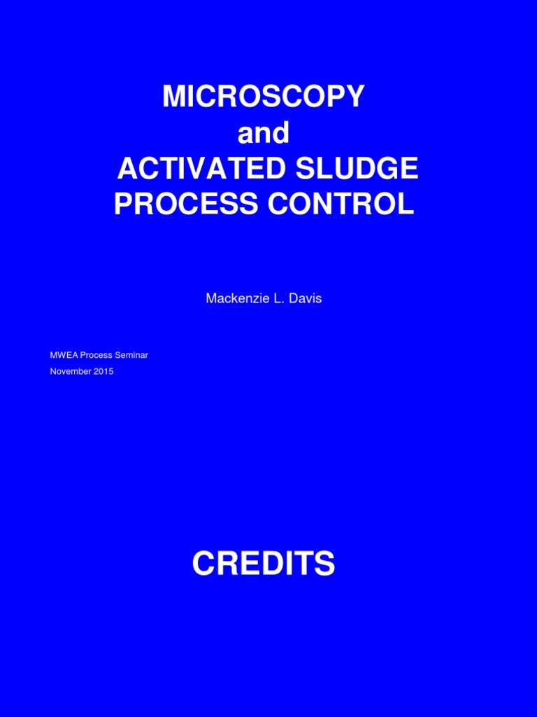 Davis - Activated Sludge Microscopy Presentation.7.May.2016 PDF | PDF ...